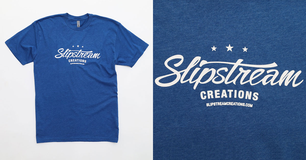Slipstream Creations Logo T-Shirt - Heather Cool Blue - Slipstream ...